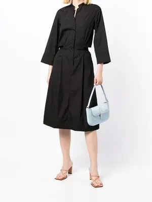 Agnona Three-quarter Midi Shirt Dress