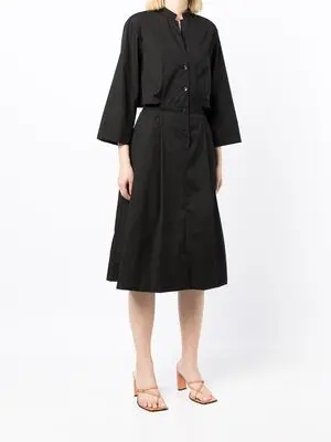 Agnona Three-quarter Midi Shirt Dress