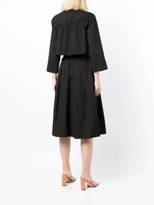 Agnona Three-quarter Midi Shirt Dress