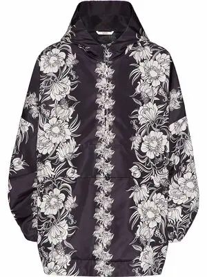 Valentino Garavani Graphic-print Hooded Jacket