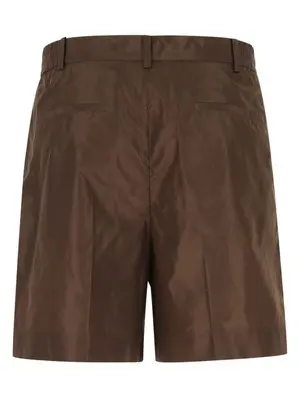 Valentino Garavani Pressed-crease Tailored Shorts - Brown
