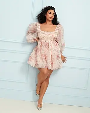 Selkie Mayfair Puff Sleeve Dress In Renaissance Girl - 40% Off |  Editorialist