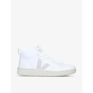 VEJA V-15 Leather High-top Trainers