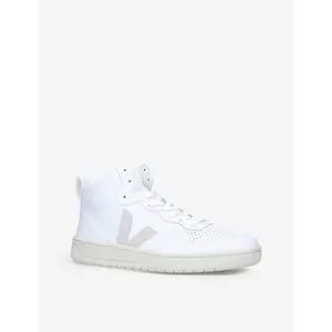 VEJA V-15 Leather High-top Trainers