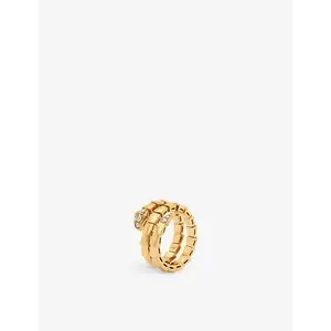 BVLGARI Serpenti Viper 18ct And Diamond Ring - Yellow Gold