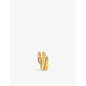 BVLGARI Serpenti Viper 18ct And Diamond Ring - Yellow Gold
