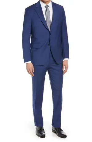 Peter Millar Tailored Check Wool Suit