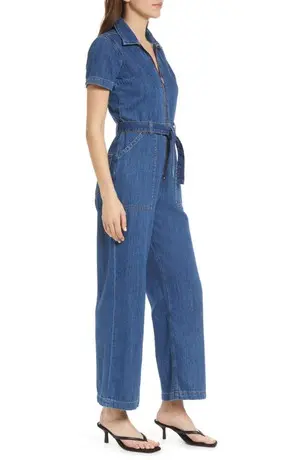 REFORMATION Cassidy Denim Jumpsuit
