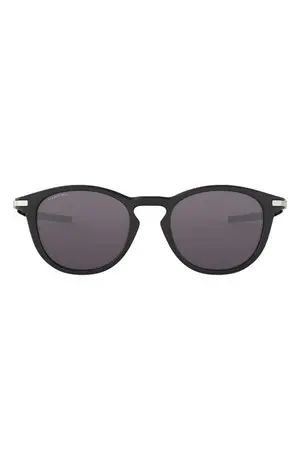 Oakley Prizm™ Pitchman™ Round Sunglasses - Black