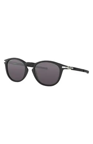 Oakley Prizm™ Pitchman™ Round Sunglasses - Black