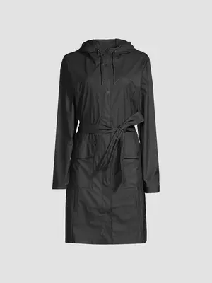Rains Curve Hooded Rain Jacket Sand