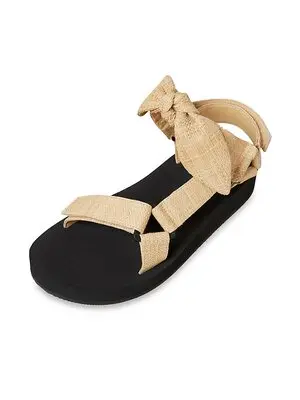 LOEFFLER RANDALL Maisie Sporty Raffia Sandals