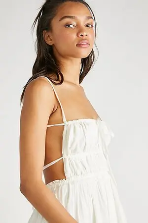 Free People Tiered Maxi Dress - Ivory