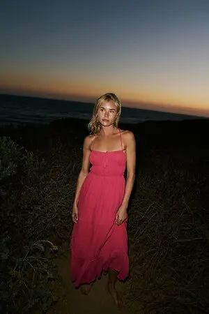Free People Free People Tiered Maxi Dress With Smocked Bodice Red