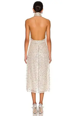 halter print maxi dress Petal and Pup Women's Mila Halterneck Maxi Dress main image 0