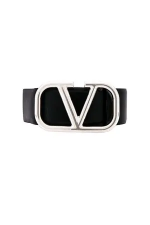 Valentino Garavani H.40 Buckle Belt - Nero