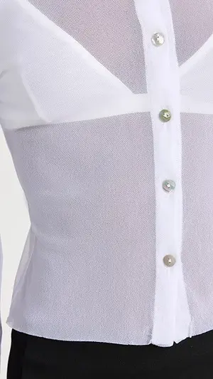 Only Hearts Tulle Cardigan - White