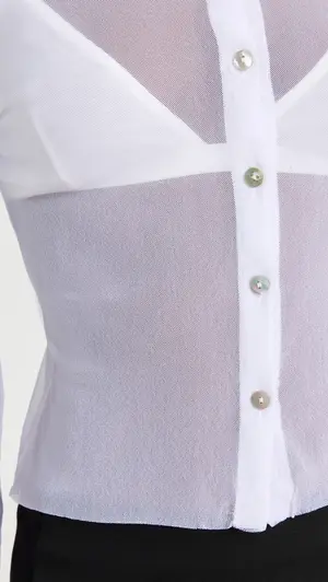 Only Hearts Tulle Cardigan - White