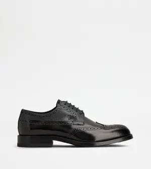 TOD'S Lace-up Leather Wingtip Shoes