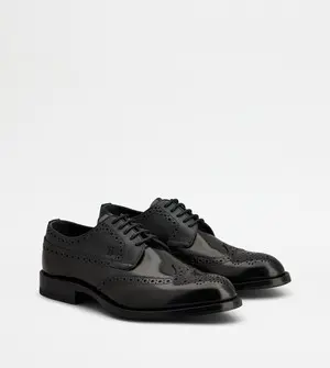 TOD'S Lace-up Leather Wingtip Shoes