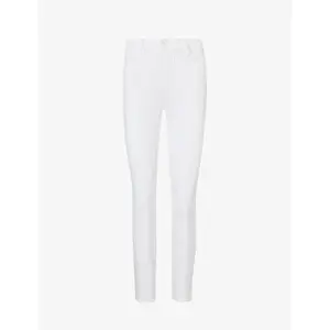 Paige Hoxton Cropped Skinny Jeans - Crisp White