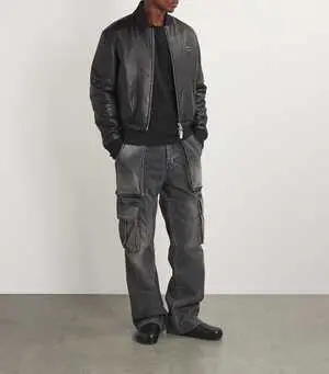 AMI Paris Organic Cotton T-shirt With De Coeur Embroidery - Black