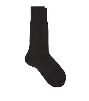 Falke Fil D’ecosse Egyptian Cotton Socks - Brown