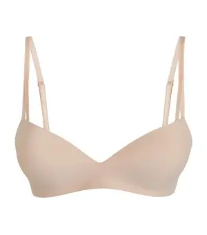 Calvin Klein Seductive Comfort Push-up Bra - Beige