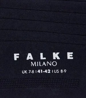Falke Milano Ribbed Socks - Navy