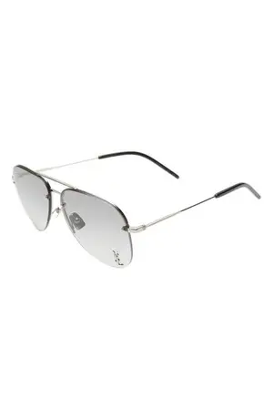 Saint Laurent 59mm Aviator Sunglasses