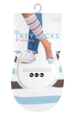 KEYSOCKS Knee High No-show Socks