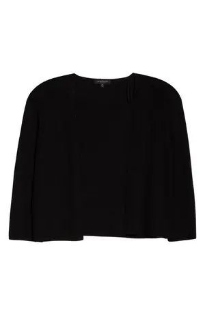 Lafayette 148 New York Open Front Cardigan - Black