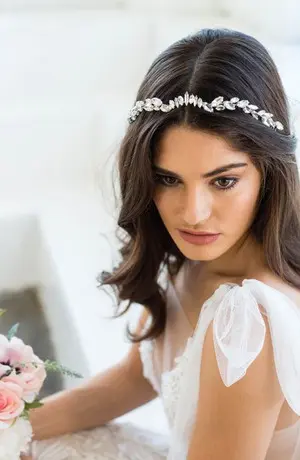Brides & Hairpins Zila Crystal Crown Comb - Silver