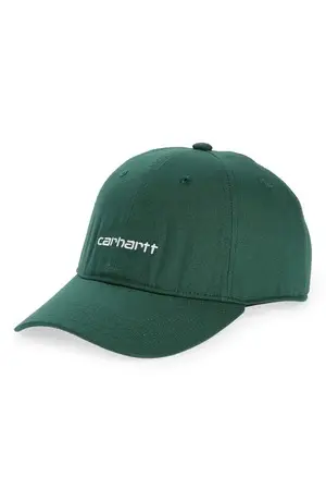 Carhartt Work In Progress Carhartt Work In Progress Logo Baseball Cap Treehouse / White