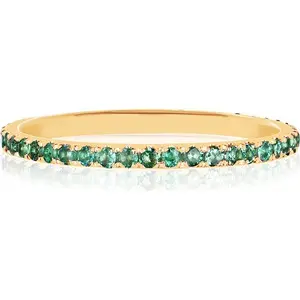 Ef Collection Emerald Eternity Stack Ring