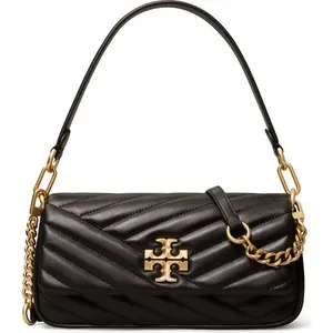 Tory Burch Kira Chevron Small Shoulder Bag - Black