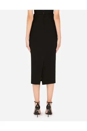 Dolce & Gabbana Virgin Wool Pencil Skirt