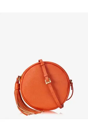 Gigi New York Zoey Circle Crossbody - Orange