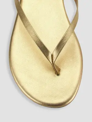 Tkees Metallics Leather Flip Flops - Blink