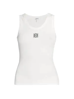 Loewe Women's Anagram Tank Top - White  - White