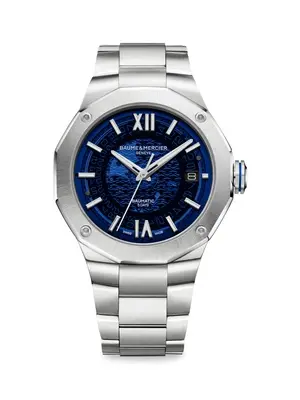 Baume & Mercier Riviera 10616 Stainless Steel Bracelet - Silver