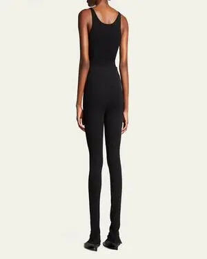 TOTEME Zip-cuff Viscose Leggings