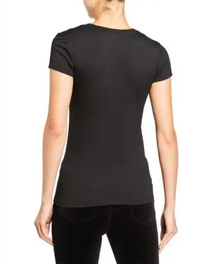 L & APOS;AGENCE L'agence Ressi Short-sleeve Tee - Black