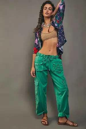 Free People Pull-On Cargo Pants Amazonie