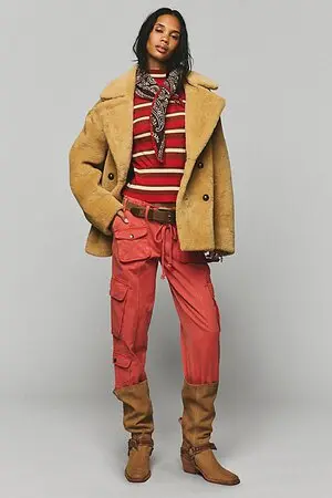 Free People Pull-on Cargo Pants - Paprika