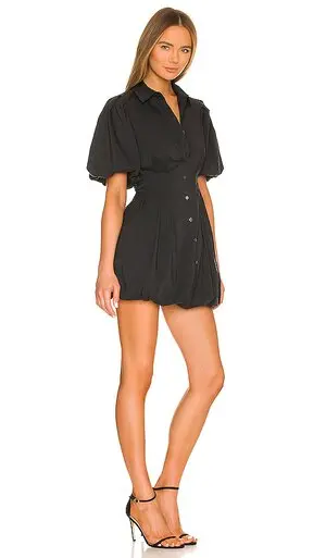 Simkhai Cleo Poplin Dress - Black
