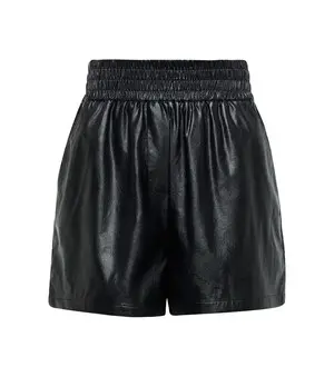 STAND STUDIO Hedda Faux Leather Shorts