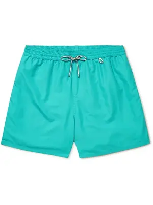 Loro Piana Mid-length Swim Shorts - Blue