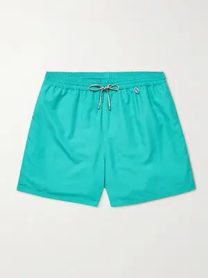 Loro Piana Mid-length Swim Shorts - Blue