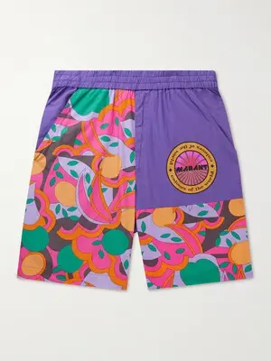 MARANT Laverno Printed Cotton Shorts - Multi